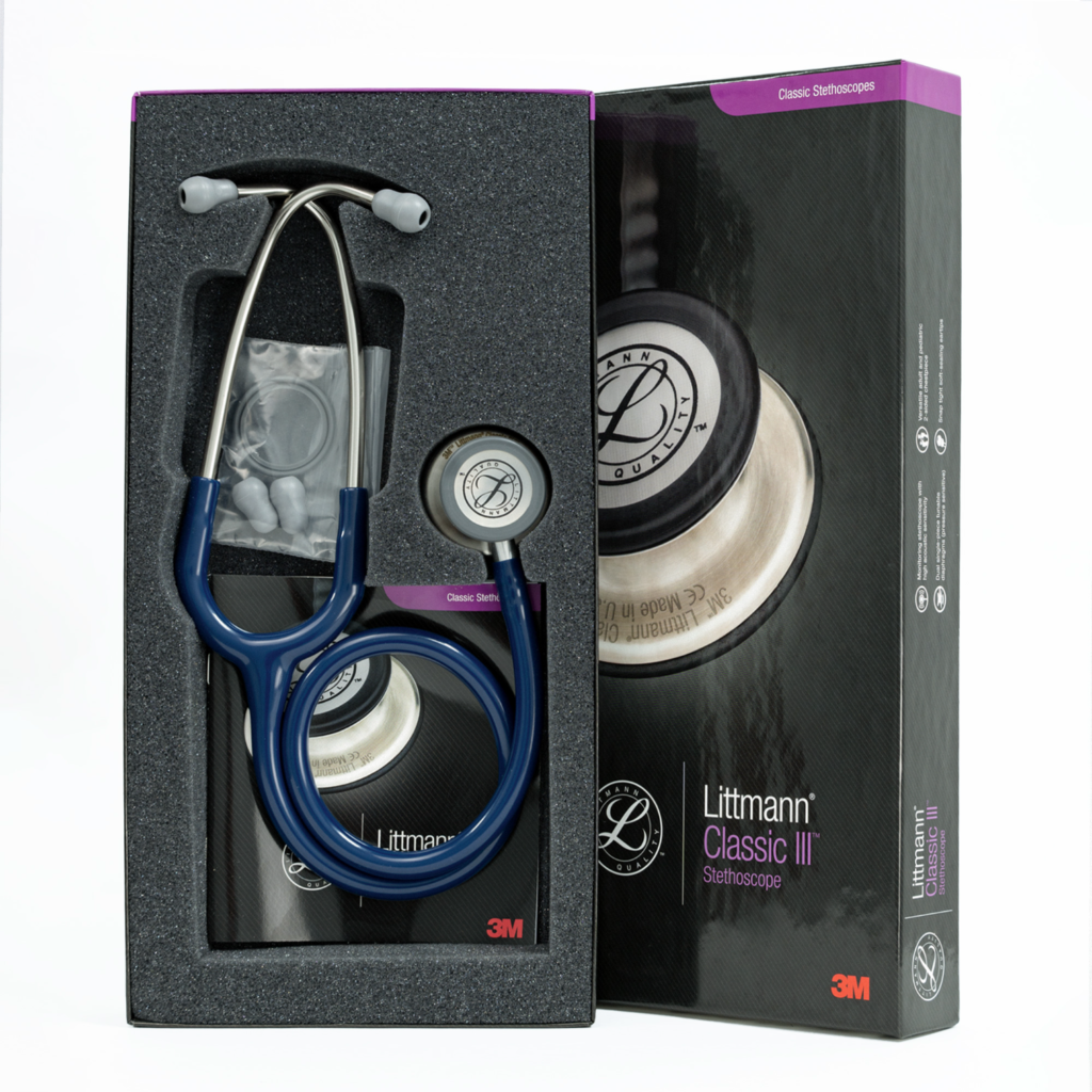 Estetoscopio Littmann® Classic III™ – Azul Marino – Código 5622 ...