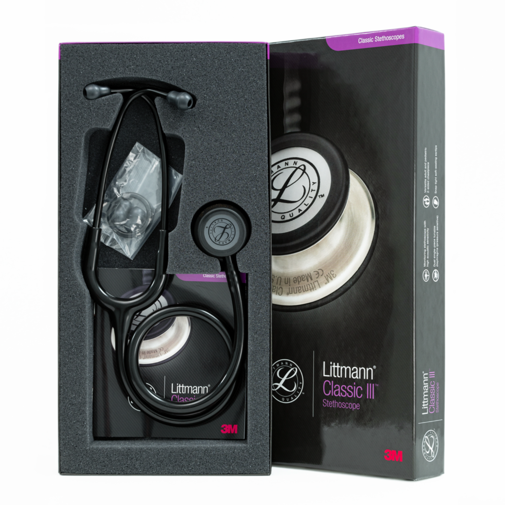 Estetoscopio Littmann® Classic III™ – Black Edition – Código 5803 ...